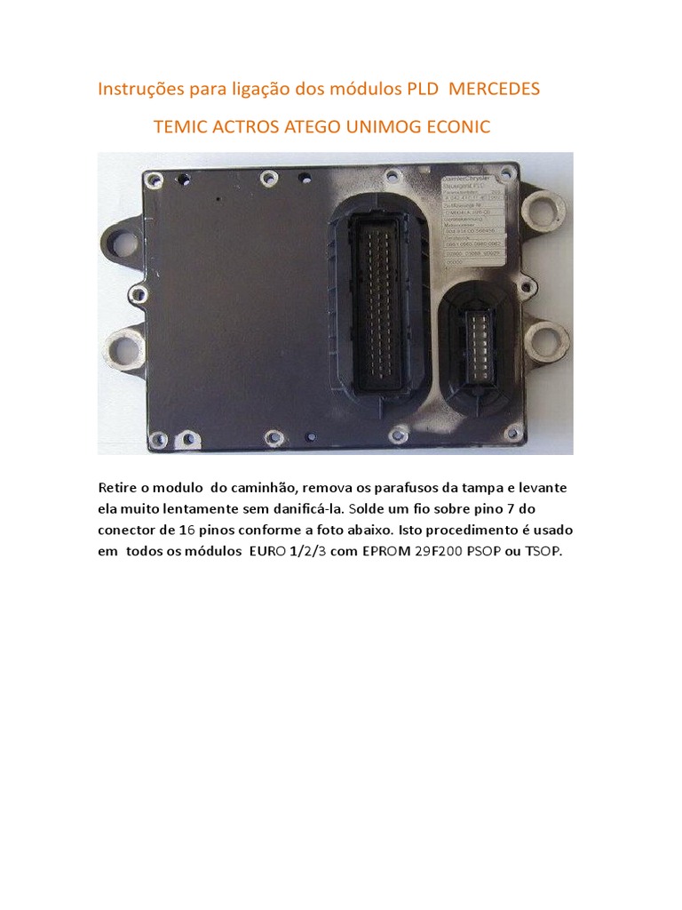 Programador PLD Mercedes Ok | PDF