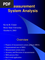 MSA Training PPT 14-07-2020 PDF | PDF | Accuracy And Precision | Statistics