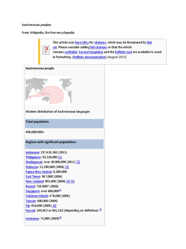 Austronesian Peoples | Languages