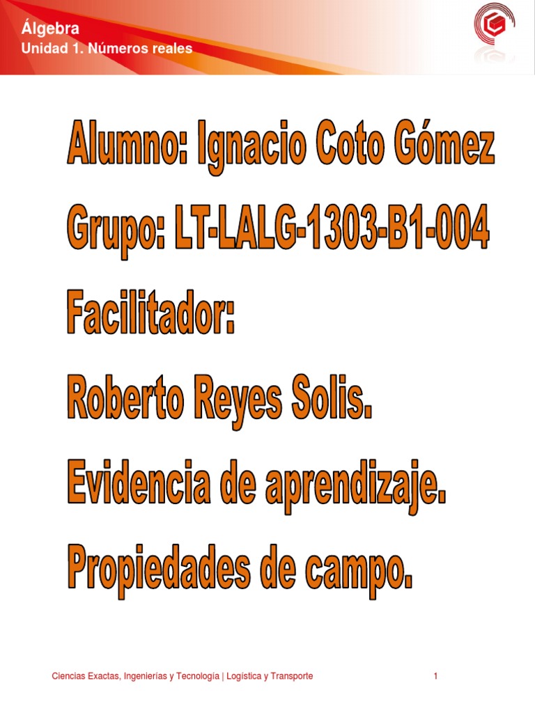Lalg U1 Ea Igcg | PDF | Multiplicación | Conceptos matemáticos