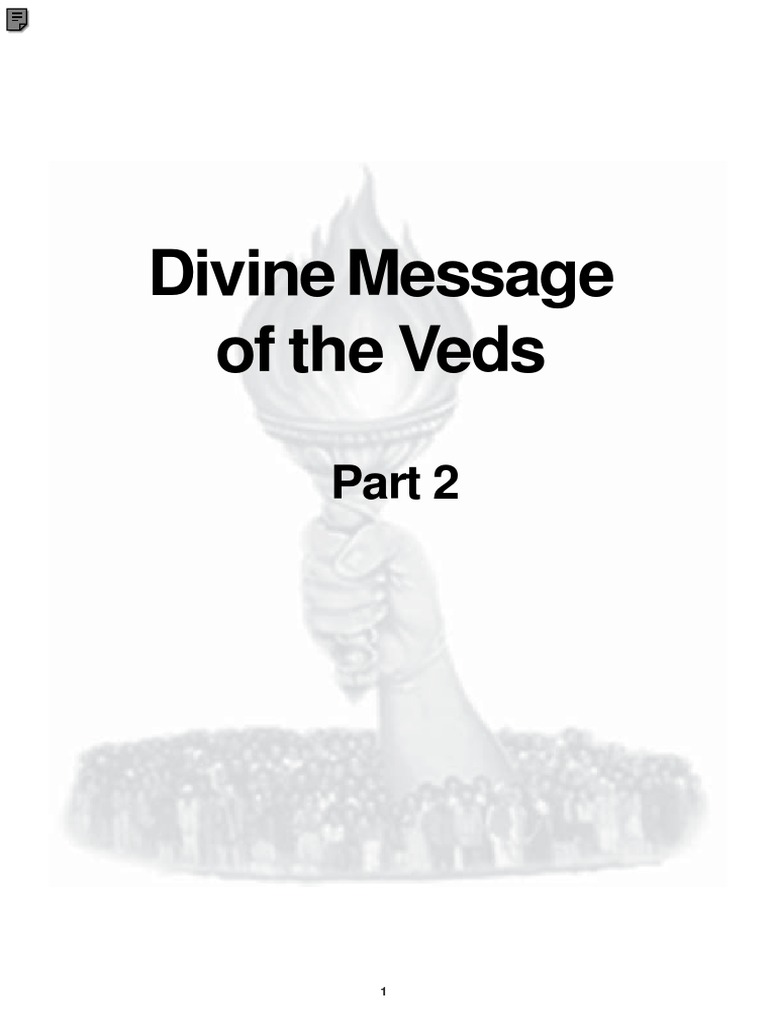 Divine Message of The Veds (Part 2) | PDF | Contentment | Soul