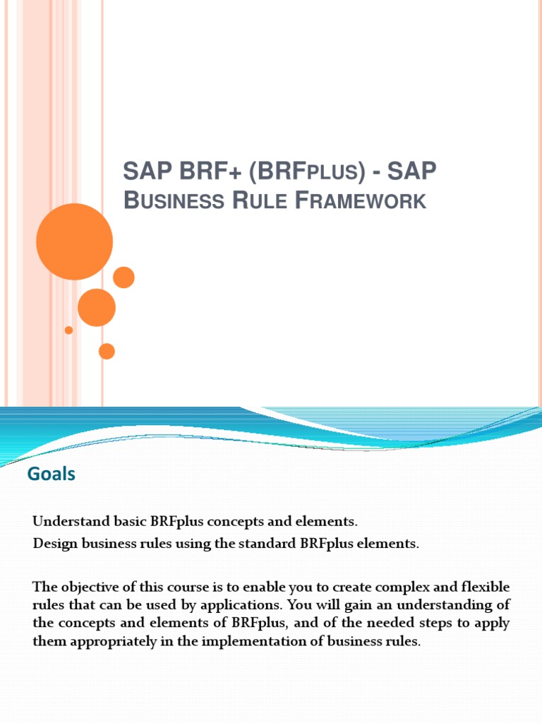 BRFplus KT 2013 Day1 | PDF | Function (Mathematics) | Data Type