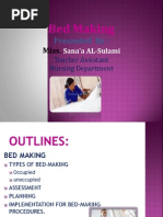 Bed Making - Rationale | PDF | Bed | Bedding