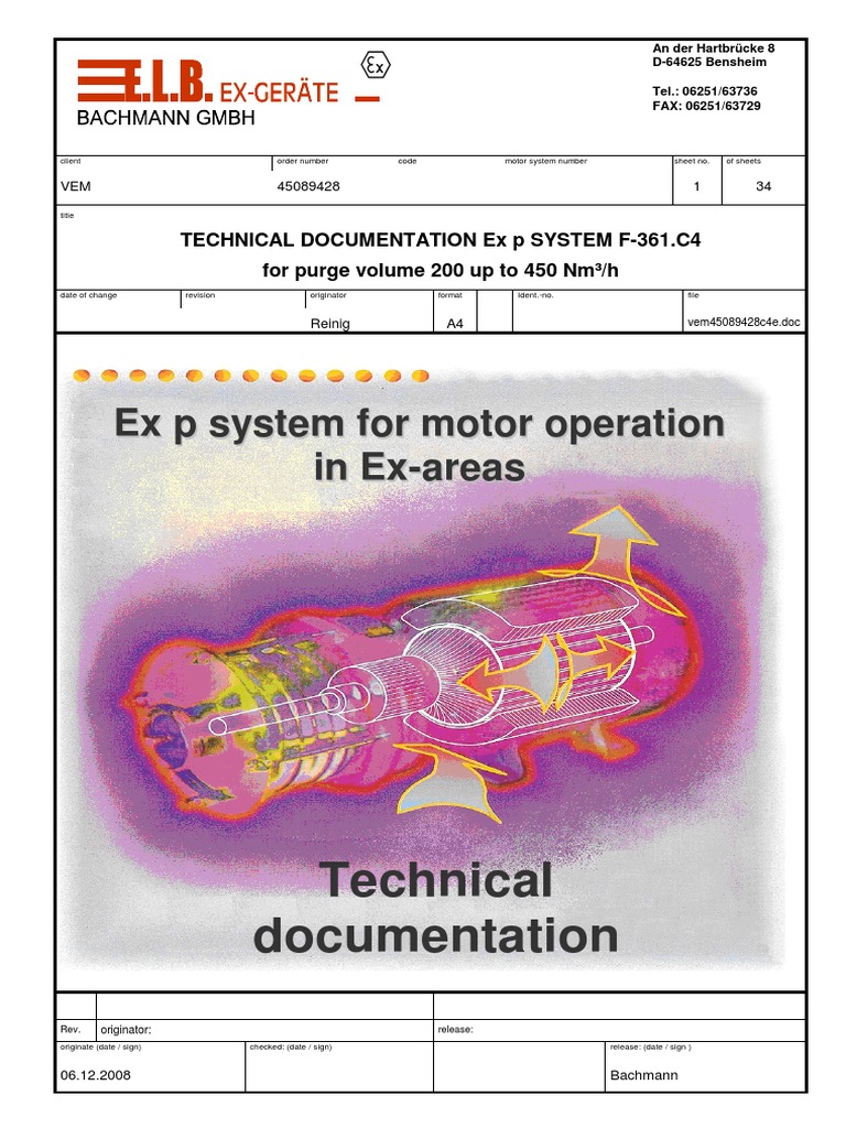 4 - Purge Unit Technical Documentation | PDF | Valve | Vacuum Tube