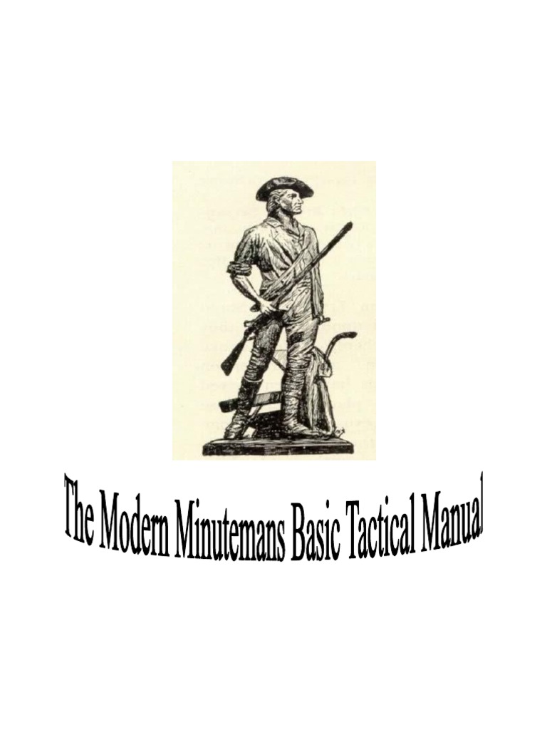 The Modern Minuteman's Basic Manual | PDF | Marksman | Non Commissioned ...