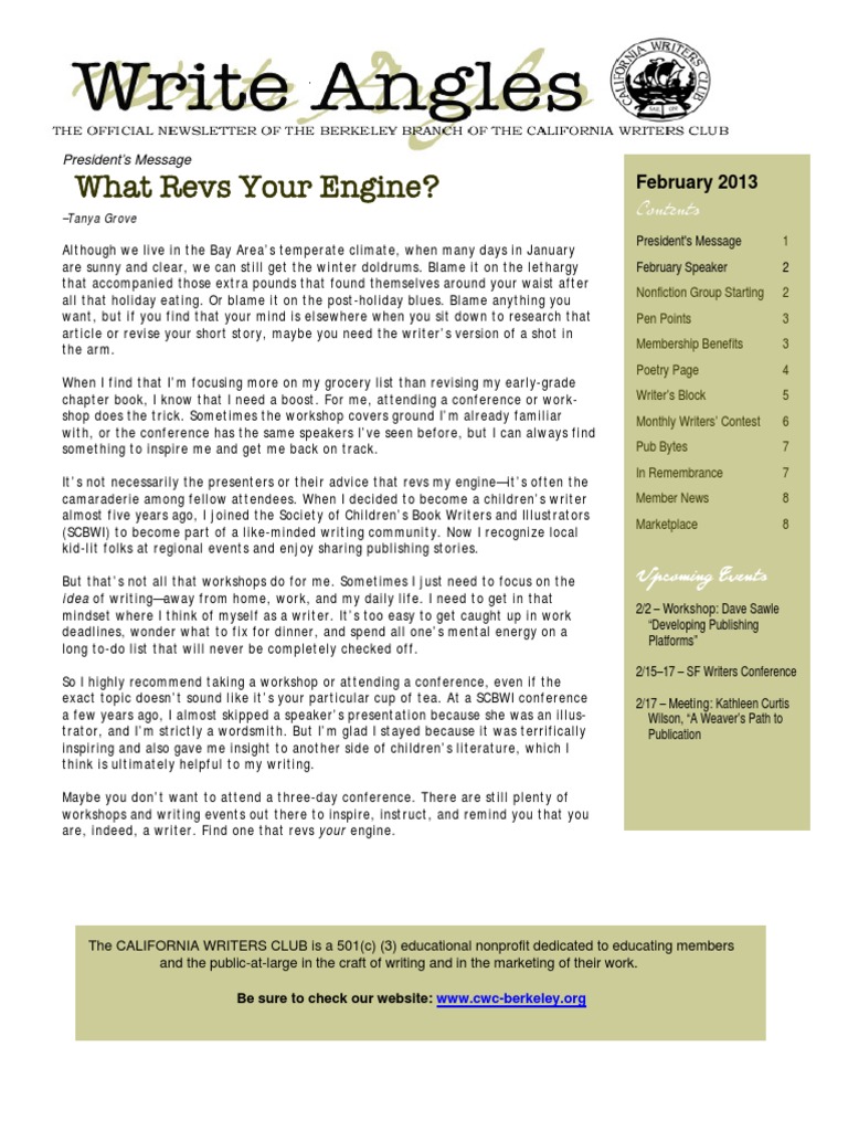 Write Angles February 2013 | PDF | Poetry