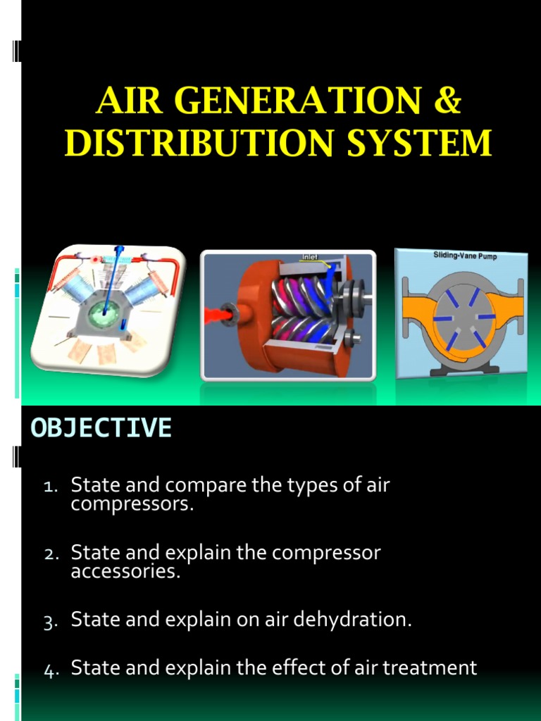 Air Generation & Distribution System | PDF | Gas Compressor ...