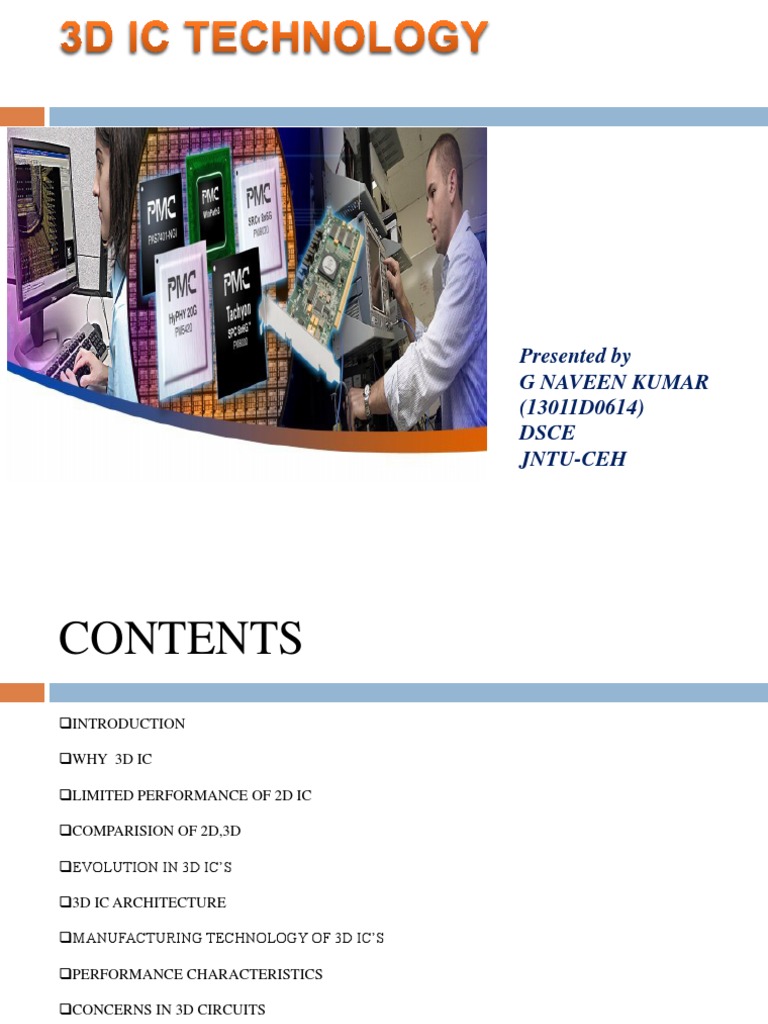 Advancements in 3D IC Technology | PDF | Integrated Circuit ...