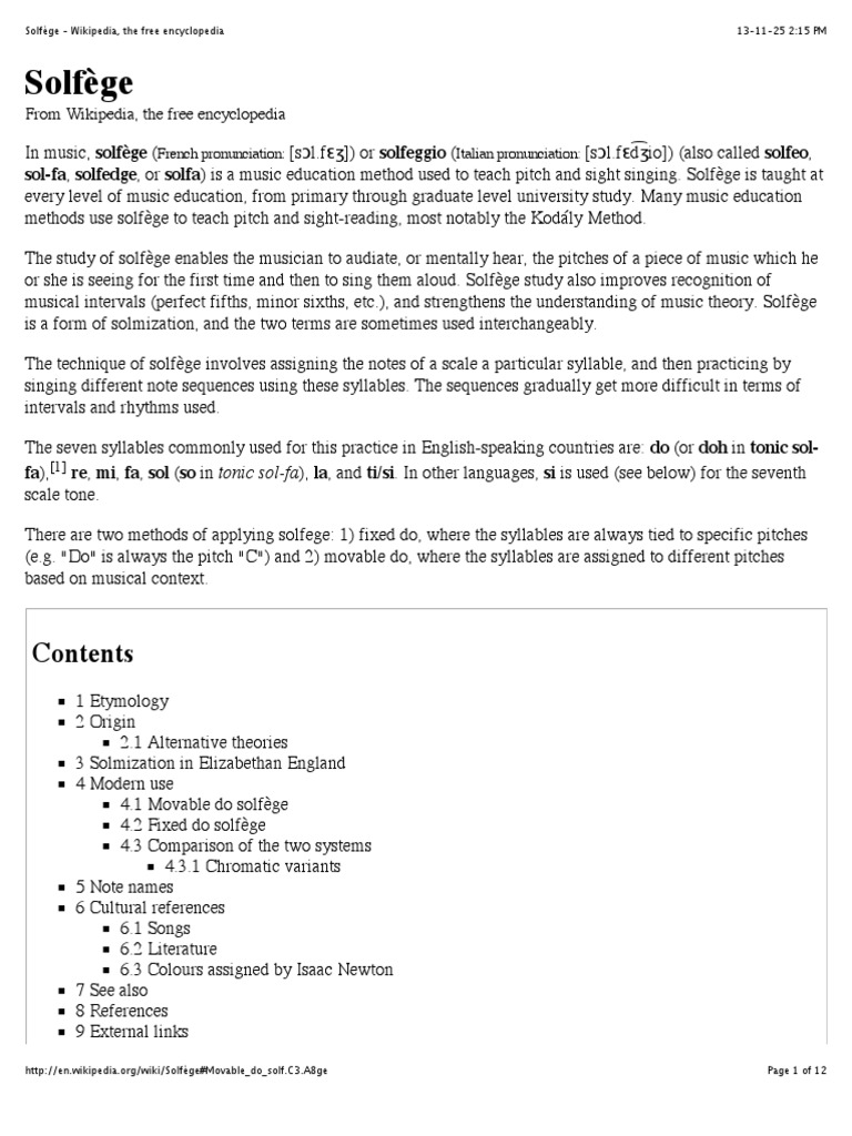 Solfège -DO RE MI | PDF | Sound | Musicology