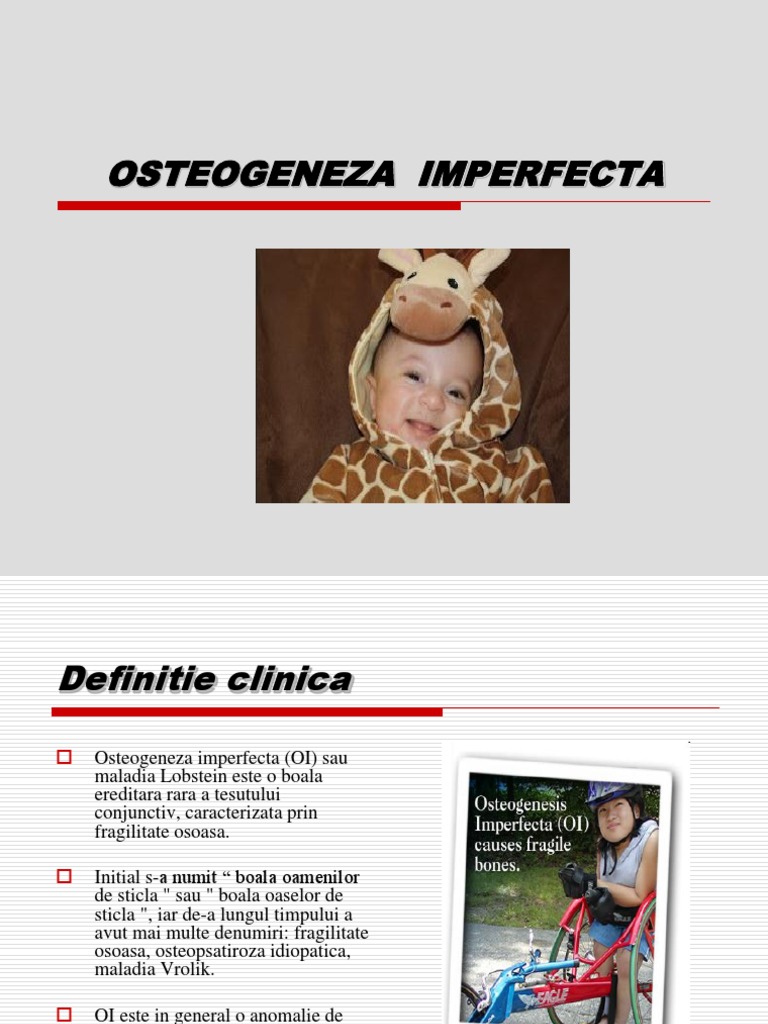 Osteogeneza Imperfecta I | PDF
