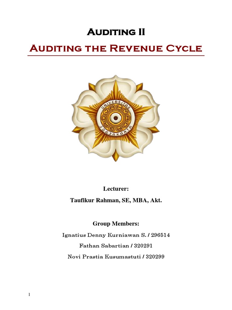 Revenue Cycle Audit Guide | PDF | Receipt | Internal Control
