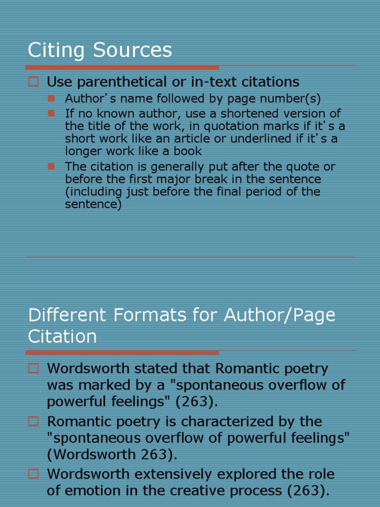 In-Text Citations - Lab Lesson | PDF | Psychology | Psychological Concepts