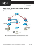 Packet Tracer DMZ ASA Lab | PDF | Cyberwarfare | Security