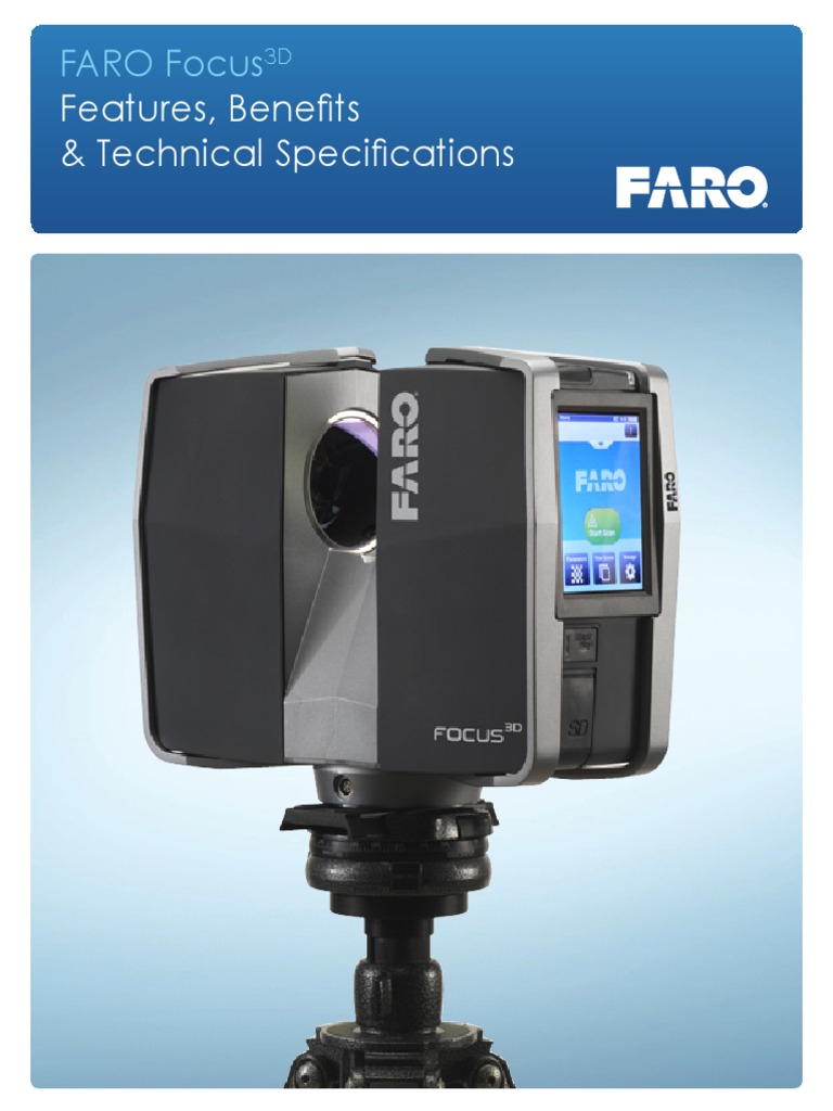 Faro Focus 3d Laser Scanner Brochure | PDF | Image Scanner | 3 D ...