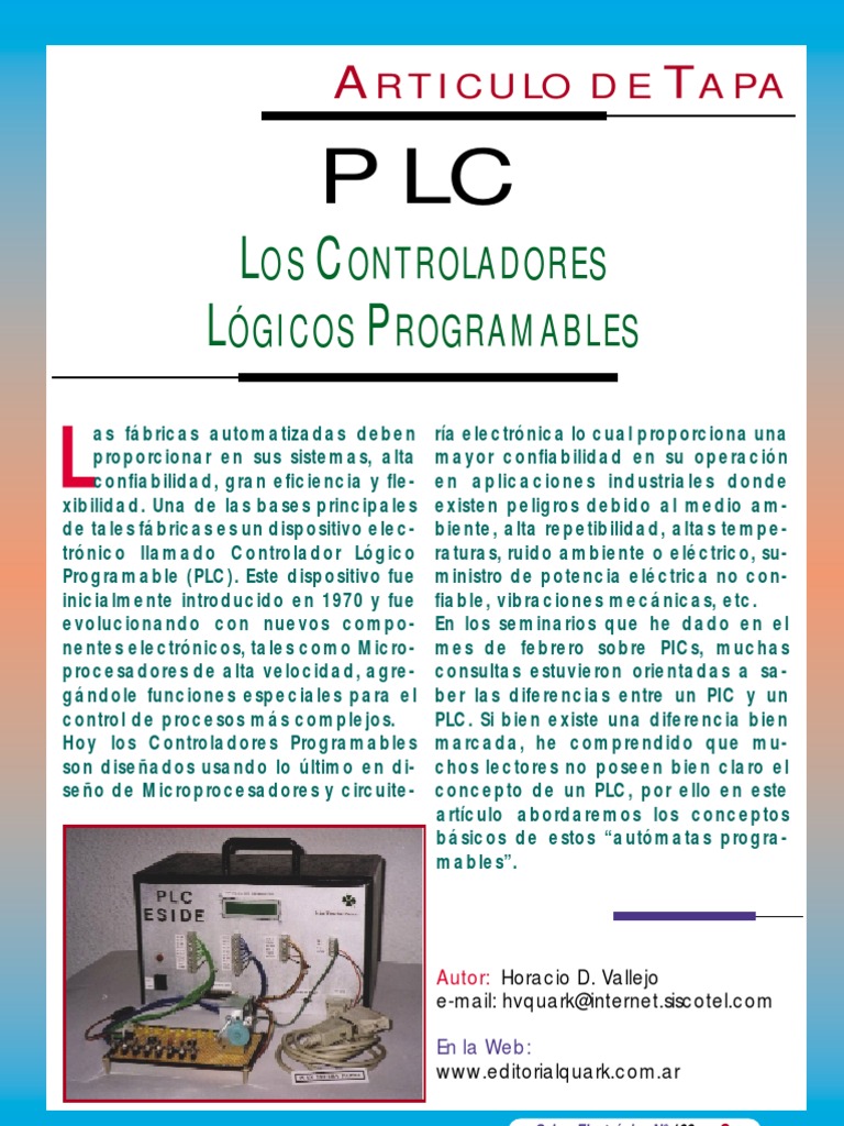 Curso de PLC | PDF | Controlador lógico programable | Unidad Central de ...