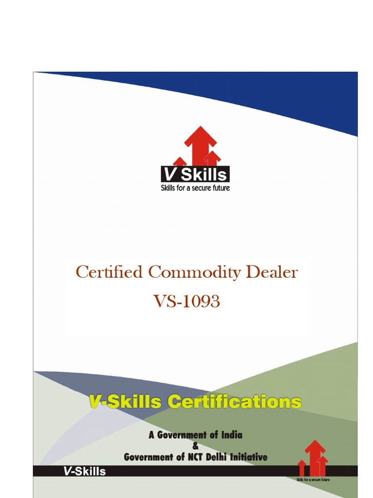 Certified Commodity Dealer Course Overview | PDF | Futures Contract ...