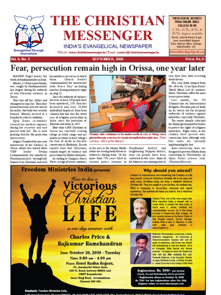 The Christian Messenger, September 09 Edition | PDF | Mormonism And ...