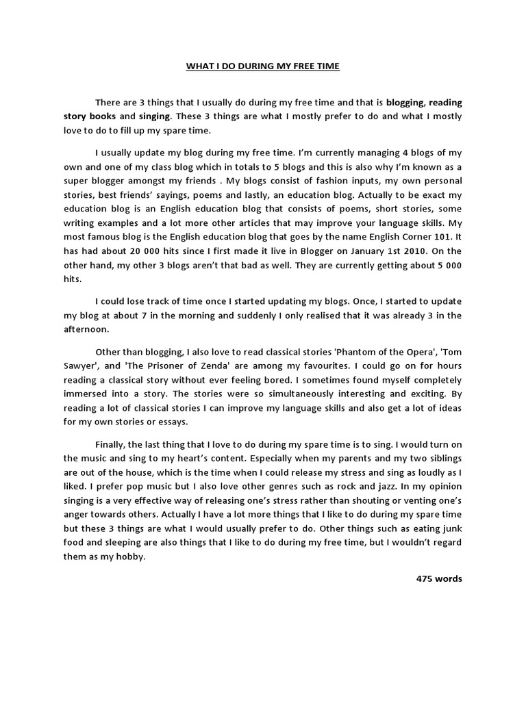 Essay Beginning | Download Free PDF | Blog