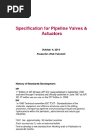 Petronas Technical Standards: Specification For Pipeline Valves ...