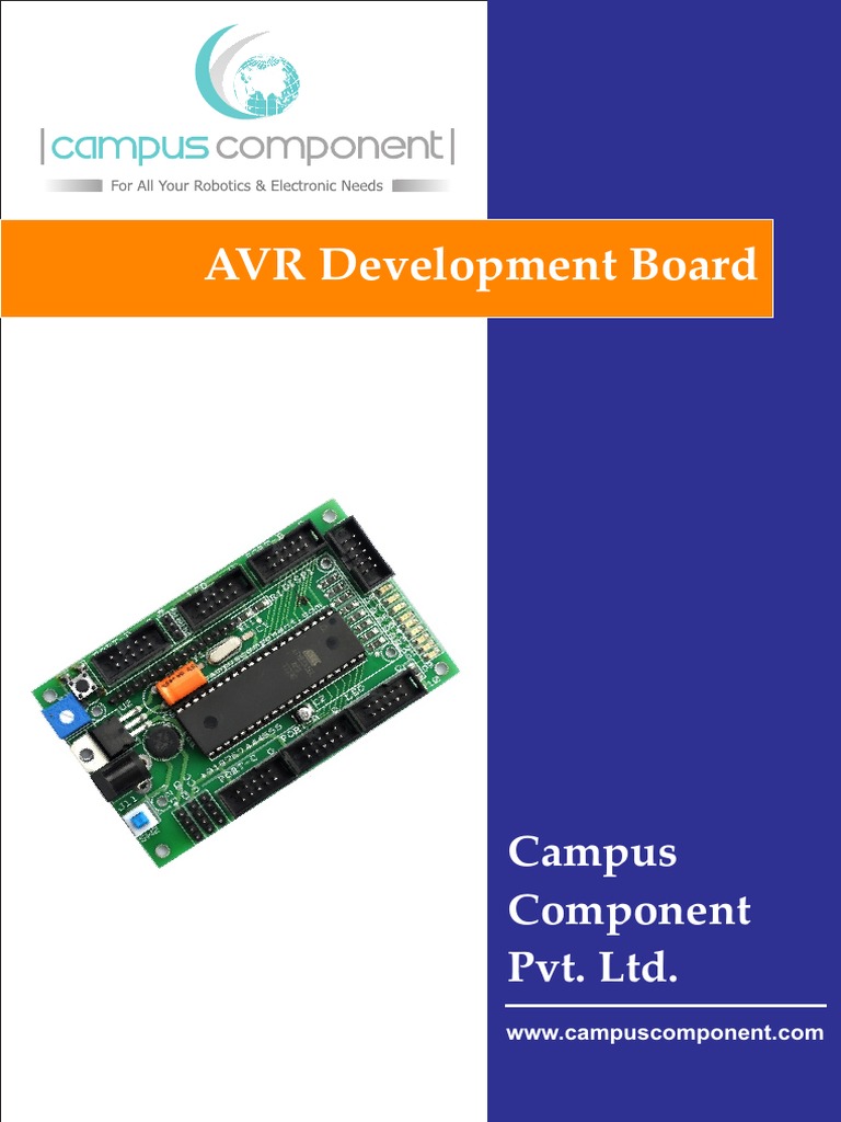 AVR Development Board | PDF | Electrical Connector | Power Supply