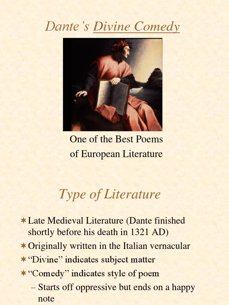 Dante's Divine Comedy Presentation | PDF | Dante Alighieri | Divine Comedy