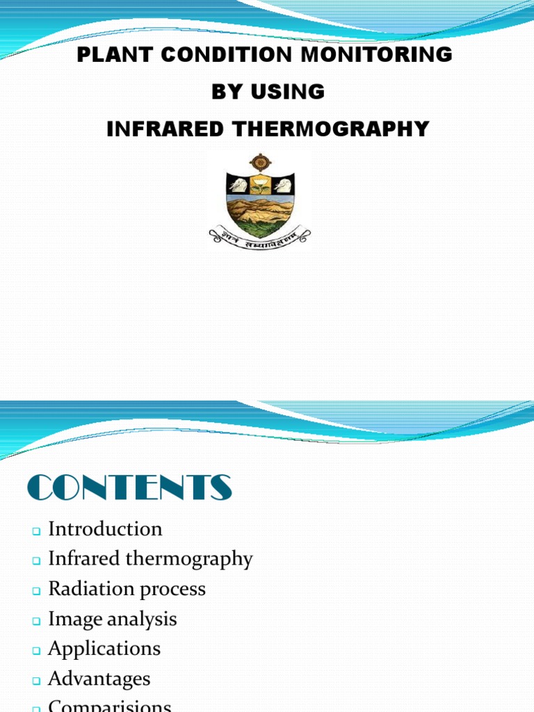 Plant Condition Monitoring by Using Infrared Thermography | PDF ...