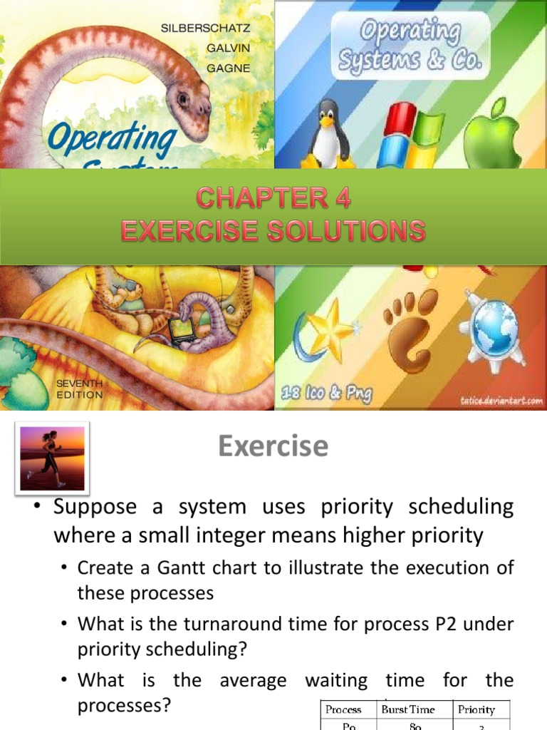 CSC520 - Chapter 4 Exercise Solutions | PDF | Scheduling (Computing) | Mathematical Problem Solving