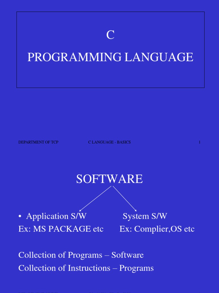 TCP C Language | PDF | C (Programming Language) | Array Data Structure
