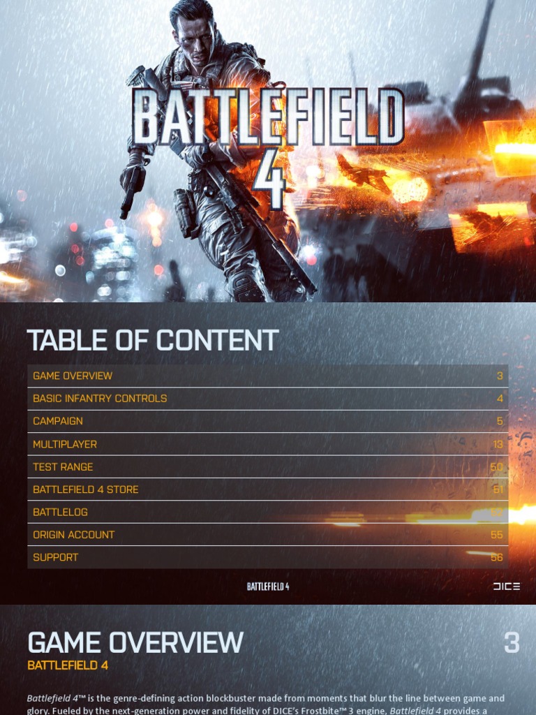 Battlefield 4 Manual - Xbox One | PDF | Mobile App | Tablet Computer