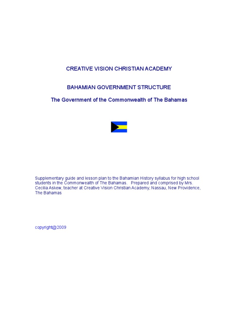 Bahamas Government Structure Guide and Project Exercises | PDF | The ...