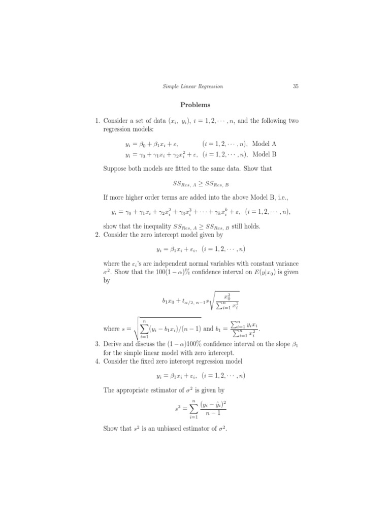 Exercise Simple Linear Regression Linear Regression Regression Analysis 2689