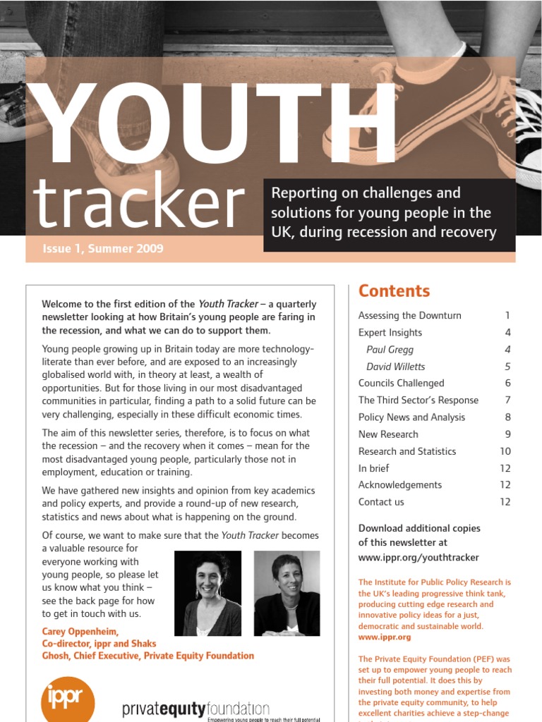Youth Tracker Newsletter | PDF | Economies | Public Sphere