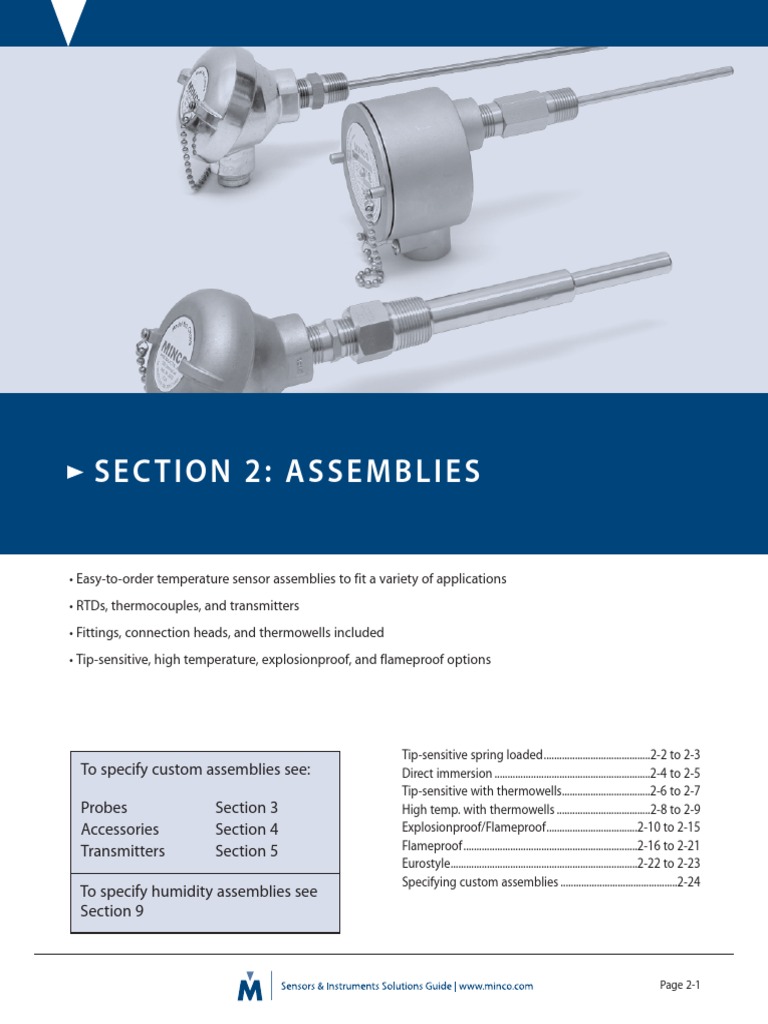 Minco Tip Sensitive RTD | PDF | Thermocouple | Pipe (Fluid Conveyance)