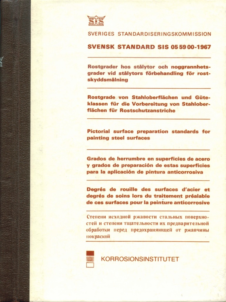 SSPC Guide To Visual Standard | PDF | Metals | Nature