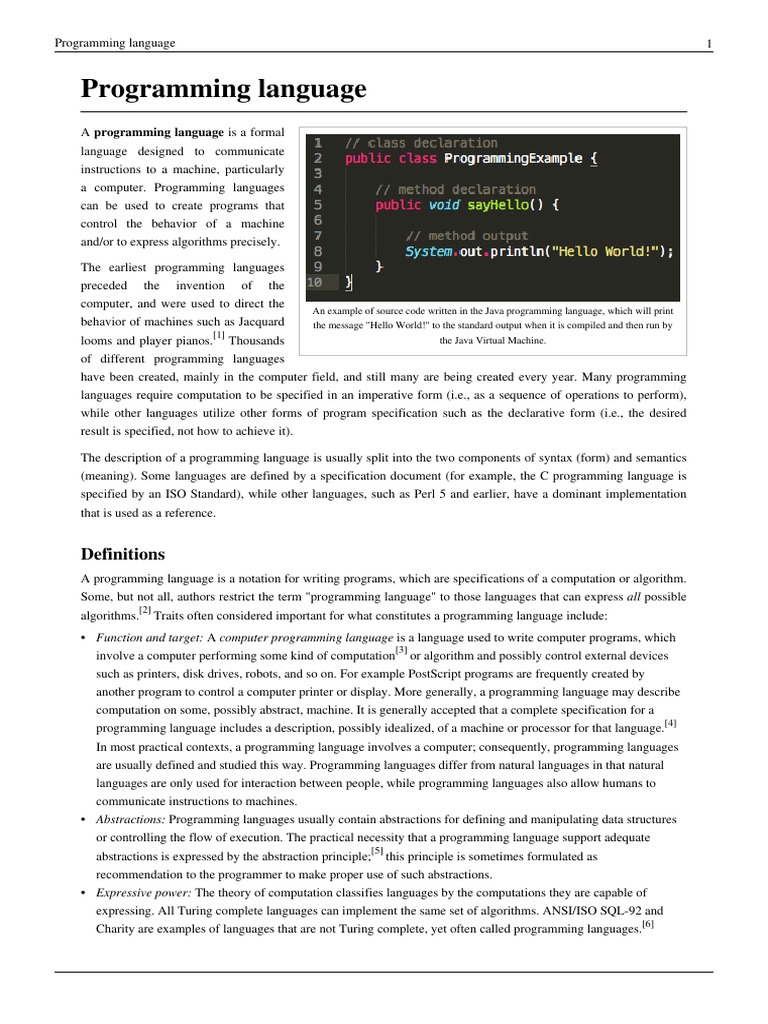 Programming Language | Download Free PDF | Programming Language | Software Development