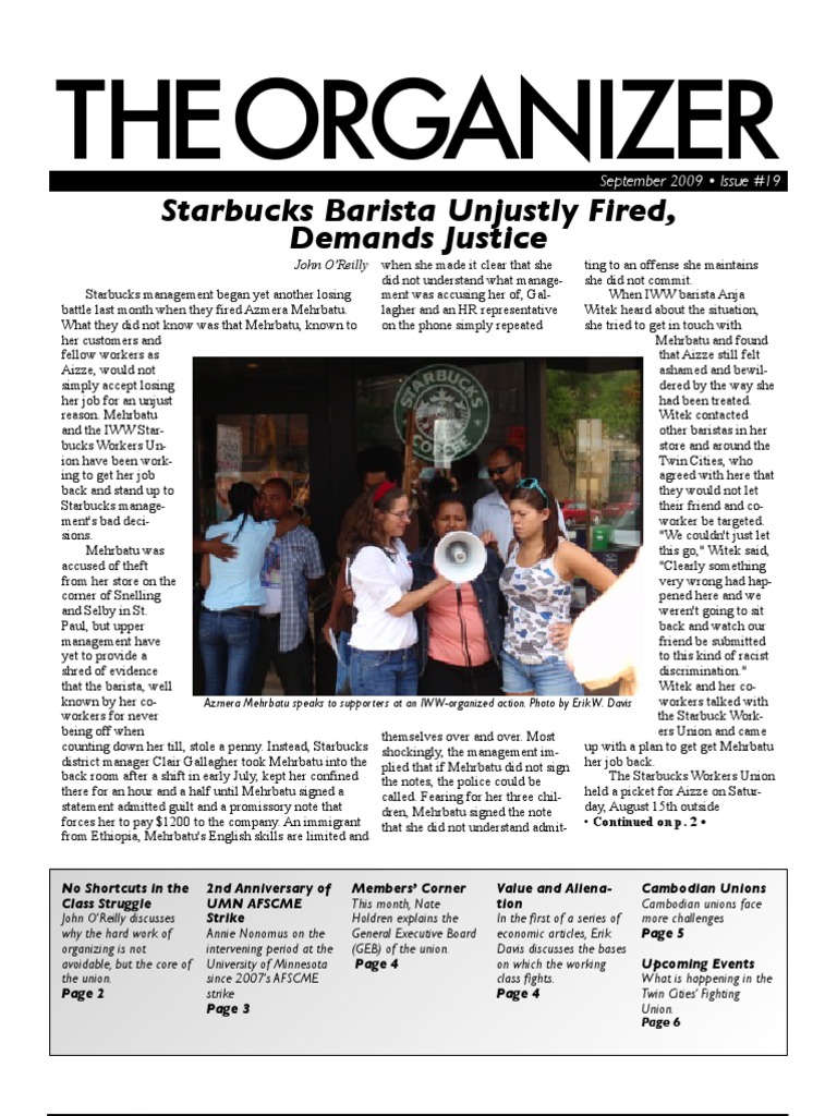 The Organizer #19 - September 2009 | PDF | Industrial Workers Of The ...