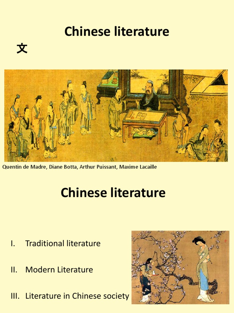 Chinese Literature V2 | Download Free PDF | Chinese Literature | East Asia