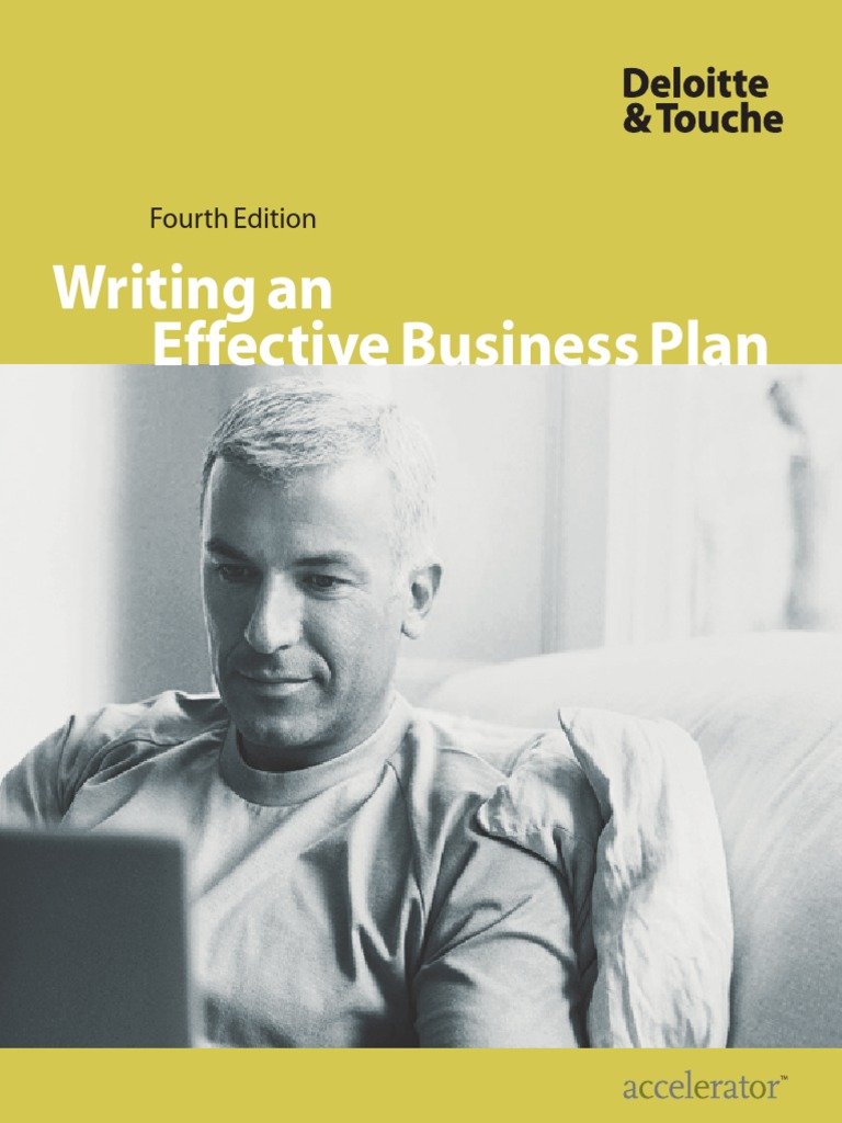 Writing An Effective Business Plan (Deloitte) | PDF | Business