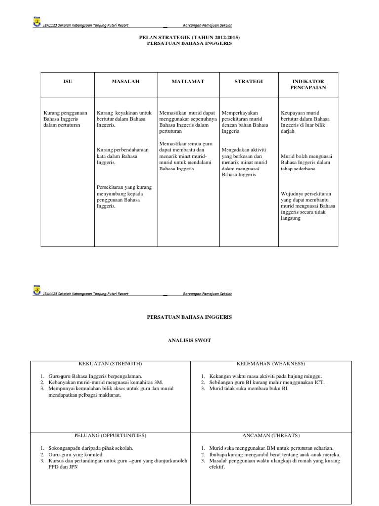 RPS English Language | PDF