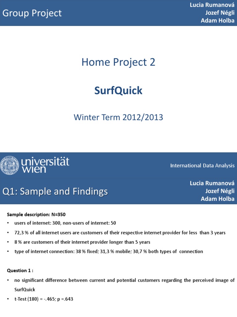 IDA Presentation Team4 | PDF | Data Analysis | Customer