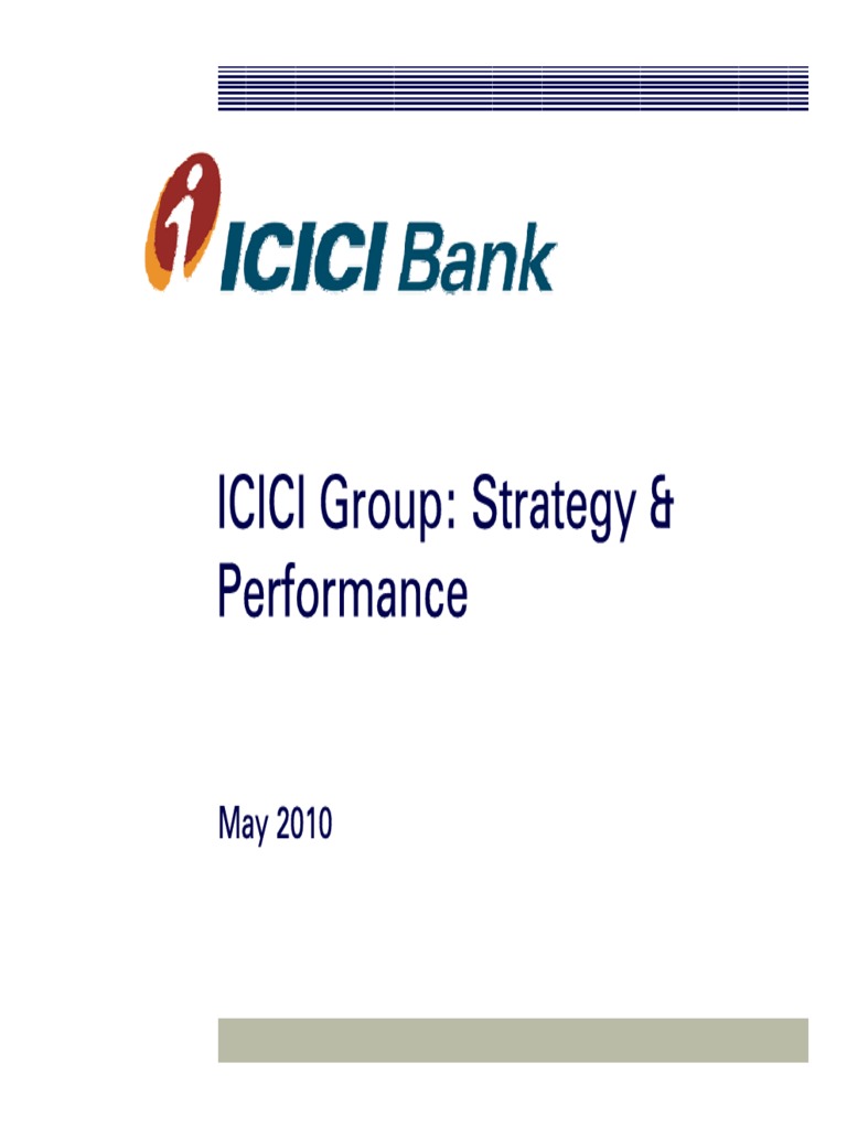 ICICI Group: Strategy & Performance | PDF | Consolidation (Business ...