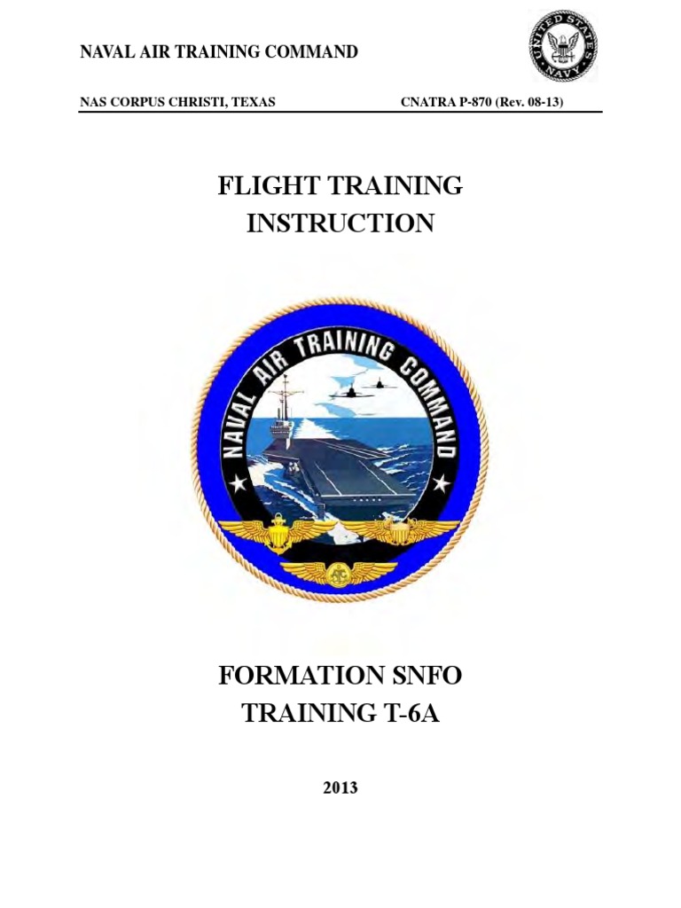 Flight Training Instruction: Naval Air Training Command | PDF ...