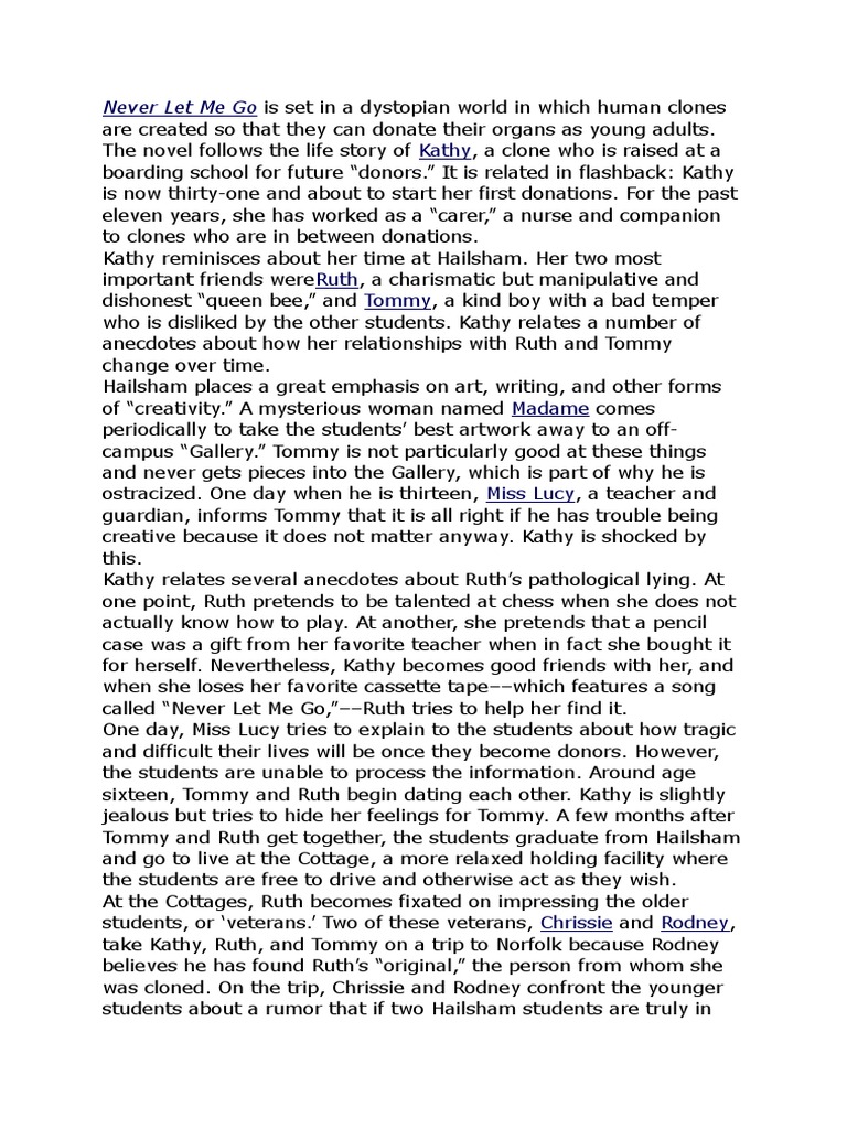 Never Let Me Go | PDF