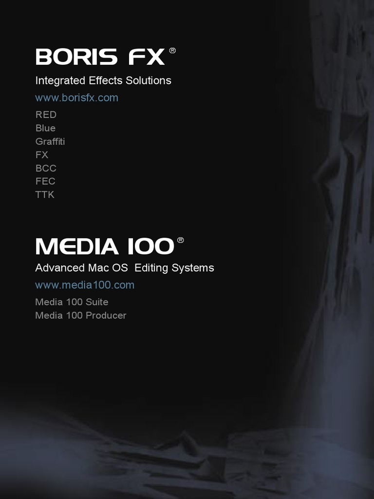 Boris FX Integrated Effects Sol - Boris Red | PDF | 3 D Computer ...