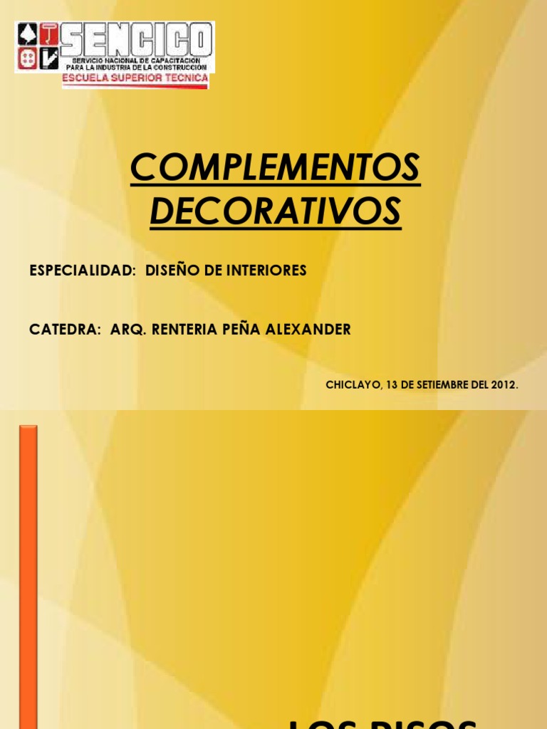 Tema 03 Complementos Decorativos-Pisos | PDF | Cemento | Roca (geología)