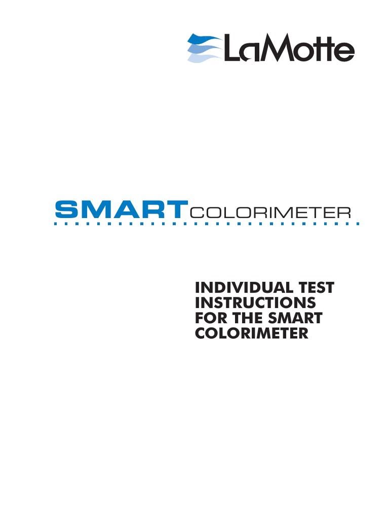 LaMotte Water Test Methods | PDF | Chlorine | Chromium