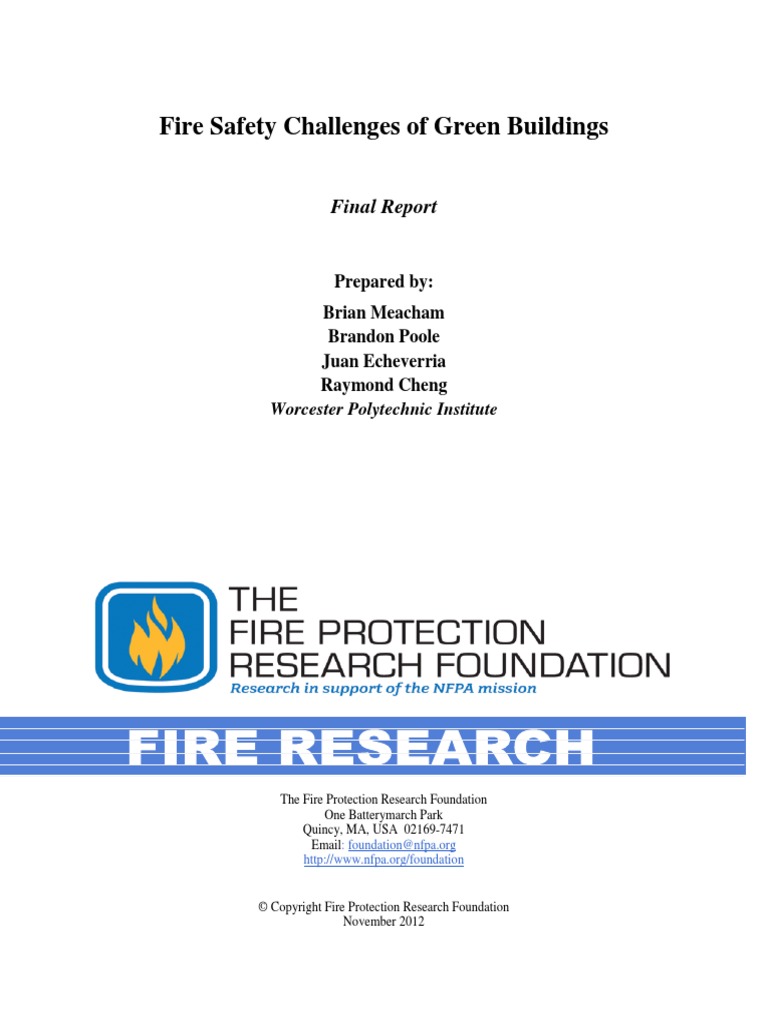 Fire Safety Green Buildings | PDF | Green Building | Leadership In ...