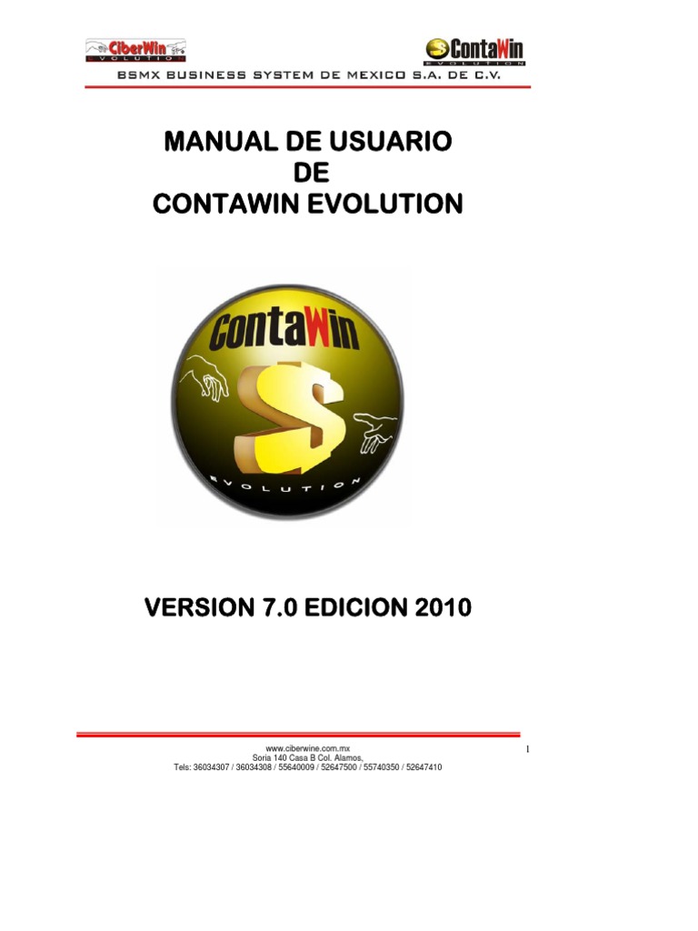 Manual Contawin | PDF | Derechos de autor | Microsoft