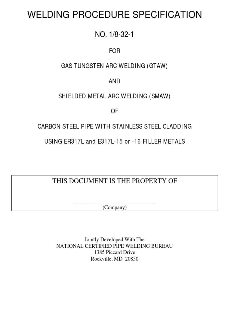 Welding Procedure Specification | PDF | Welding | Construction