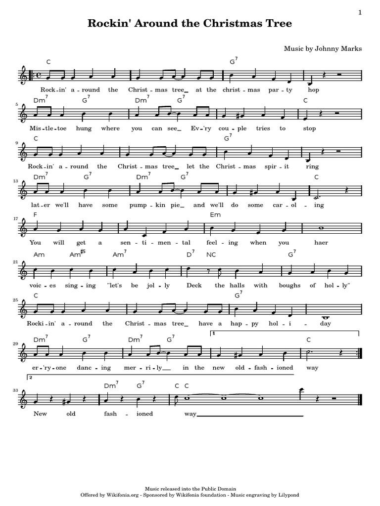 Rockin' Around The Christmas Tree | PDF
